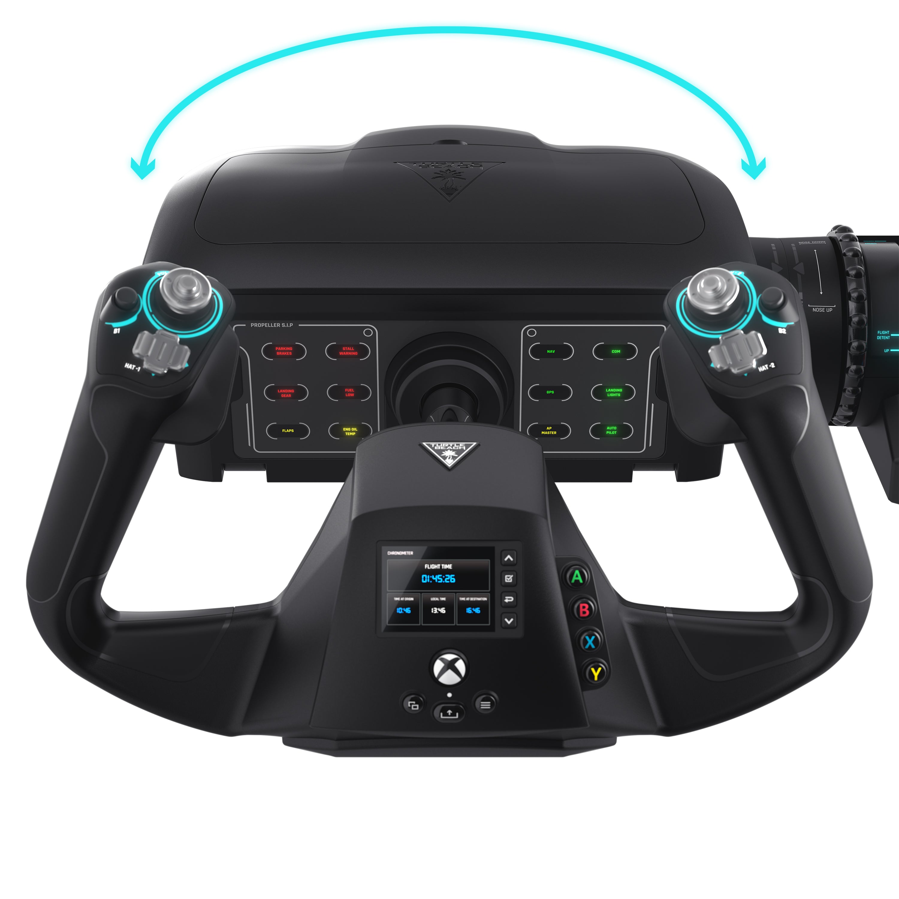 Turtle Beach Velocity One Flight Controller: Authentic Yoke Handle