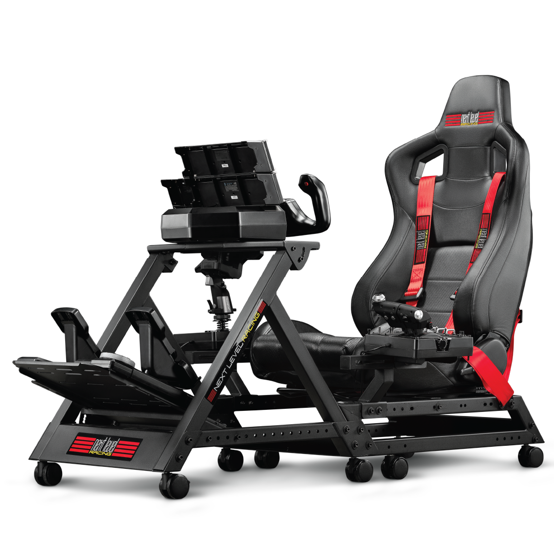 Next Level Racing GTtrack Simulator Flight Cockpit: Upgrade to Motion ...